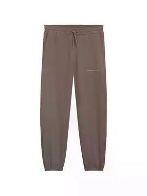 Hugo Relaxed-fit Cotton Pants With Streetwear Logo - Brown