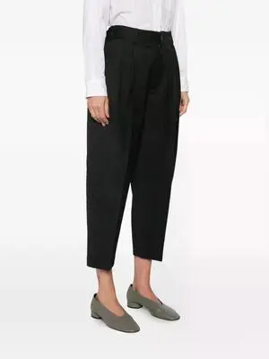 NICHOLSON & NICHOLSON Pinstripe Pleated Tailored Trousers