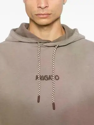 Axel Arigato Logo Embroidered Drawstring Hoodie