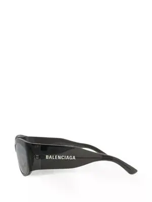 Balenciaga Logo-print Oversize Sunglasses