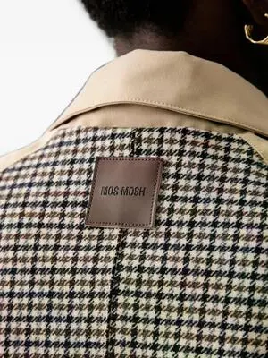 MOS MOSH Belted Houndstooth Coat
