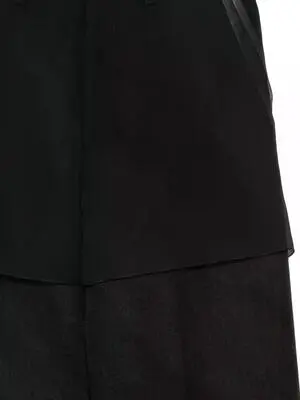 Undercover Layered-panel Wide-leg Trousers