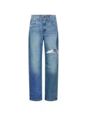 LEVI'S Distressed Straight-leg Jeans