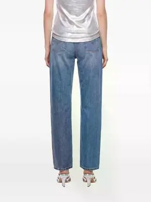 LEVI'S Distressed Straight-leg Jeans