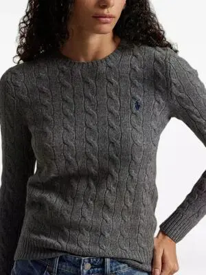 Polo Ralph Lauren Cable-knit Logo-embroidered Sweater