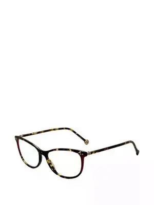 Carolina Herrera Tortoiseshell-effect Cat-eye Glasses - Brown