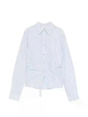 Andersson Bell Striped Gathered Shirt