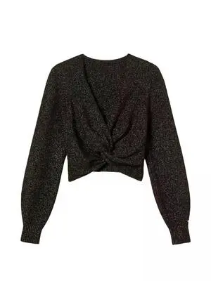 TWINSET Dual-use Wool Blend Jumper With Lurex