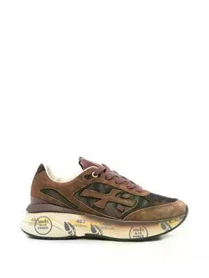 Premiata Moe Run Panelled Leather Sneakers