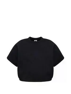 Nike Swoosh Embroidered T-shirt - Black