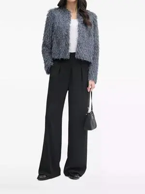 OUI Feather-effect Knitted Jacket