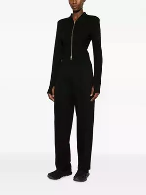 MACRON Logo Plaque Pleated Trousers