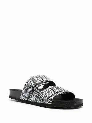 Moschino All-over Logo-print Sandals