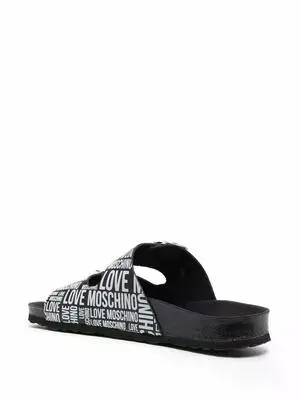 Moschino All-over Logo-print Sandals