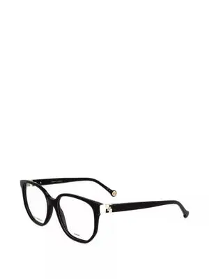 Carolina Herrera Geometric-frame Glasses - Black