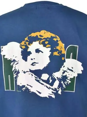 BREATH Angel-print Box-fit T-shirt