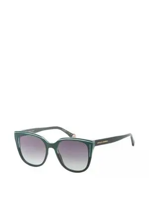 Carolina Herrera Glitter-detail Cat-eye Sunglasses - Green