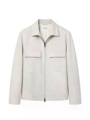 MANUEL RITZ Zip-up Linen Jacket