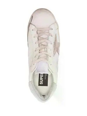 GOLDEN GOOSE Superstar Distressed Leather Sneakers