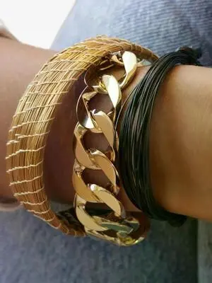 Verdura 18k Yellow Curb-link Open-cuff Bracelet