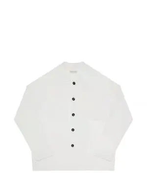 DOMAINE DES ARTISTES Button-up Patch-pocket Shirt Jacket