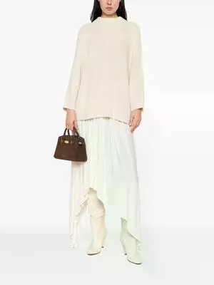 EMERSON RENALDI Ribbed-knit Batwing-sleeve Top