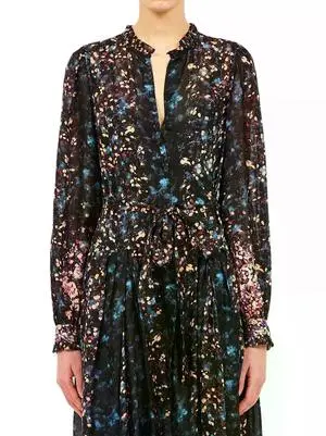 Ulla Johnson Tessa Floral-print Silk Midi Dress