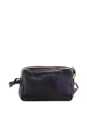 Prada Camera Bag In Vitello Daino Leather - Black