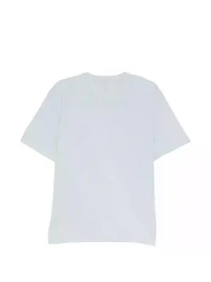 BOSS Logo-embroidered T-shirt - Blue