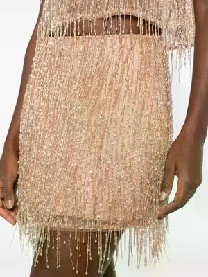 Aje Glisten Embellished Skirt