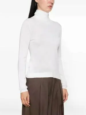 EMERSON RENALDI Fine Knit Roll Neck Long Sleeve Sweater