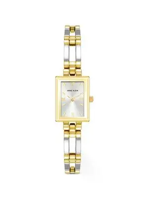 Anne Klein Rectangular Case Watch - Silver