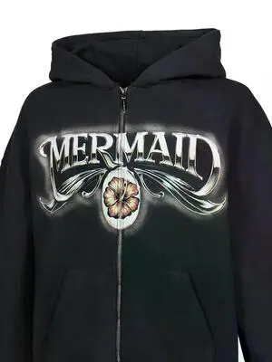 JUN/NAKAYAMA Mermaid Graphic-print Hoodie