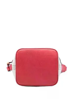 Burberry 2000-2017 Mini Mega Check Canvas Ashby Tassel Bucket Bag
