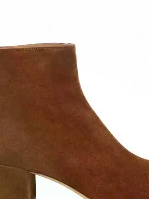 AGL AGL Suede Block-Heel Ankle Boots