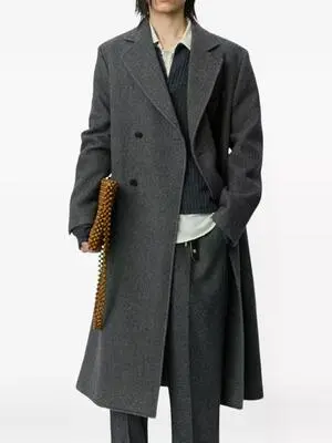 MFPEN Herringbone Double-breasted Wool Coat