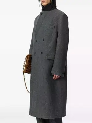 MFPEN Herringbone Double-breasted Wool Coat