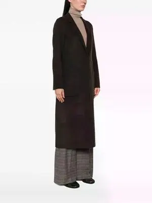 VICOLO Notched Lapel Patch Pocket Coat