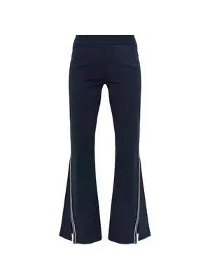 The Upside Joyela Side-stripe Flared Trousers - Blue