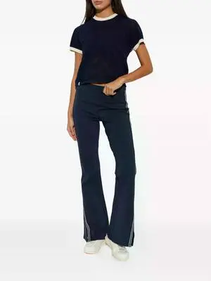 The Upside Joyela Side-stripe Flared Trousers