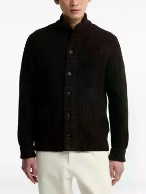 Barbour Wool High-neck Cardigan