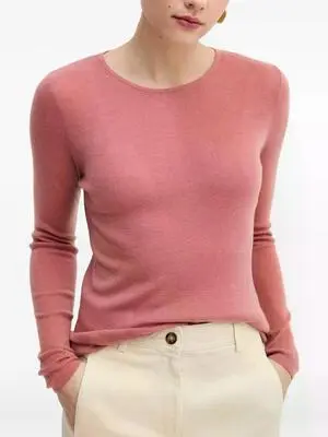 MOS MOSH Bouch Fine-knit Long-sleeve Top