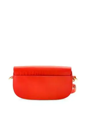 Dior Bobby Flap Bag Leather East West Crossbody Bag - Orange