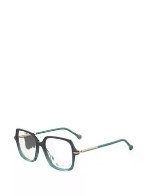 Carolina Herrera Square-frame Glasses - Green