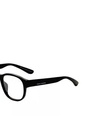 Armani Exchange Matte Finish Geometric Frame Eyeglasses