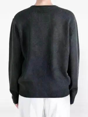 Frenckenberger Colour-block Crew Neck Sweater