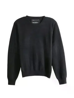 Frenckenberger Crew Neck Ribbed Sweater
