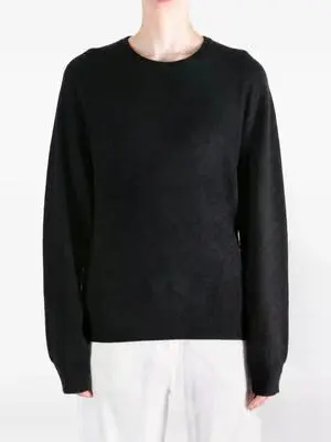 Frenckenberger Crew Neck Ribbed Sweater