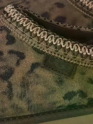 UGG Tasman Leopard-print Suede Mules