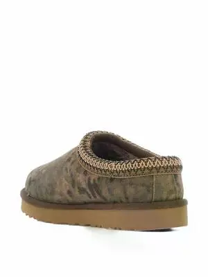 UGG Tasman Leopard-print Suede Mules
